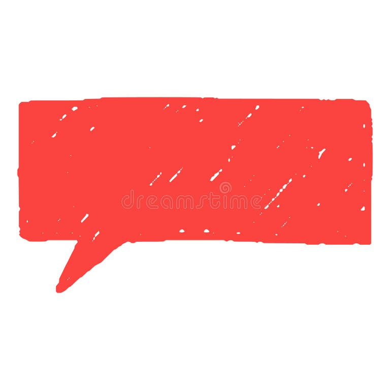 Red Chalk Speech Bubble Stock Illustrations – 405 Red Chalk Speech ...
