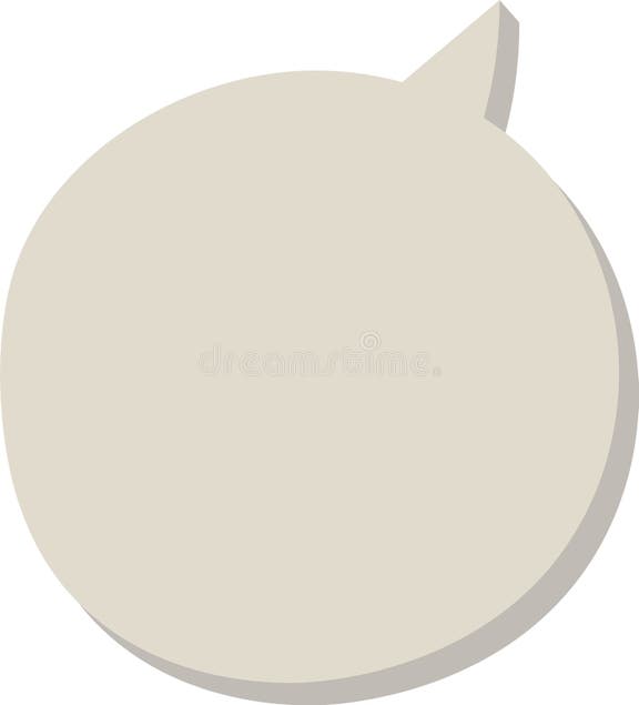 Speech Bubble Round Shape stock vector. Illustration of dialog - 309657666