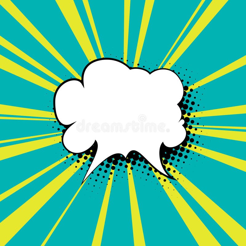 Speech Bubble and Shadow in the Form of Dots Stock Vector ...