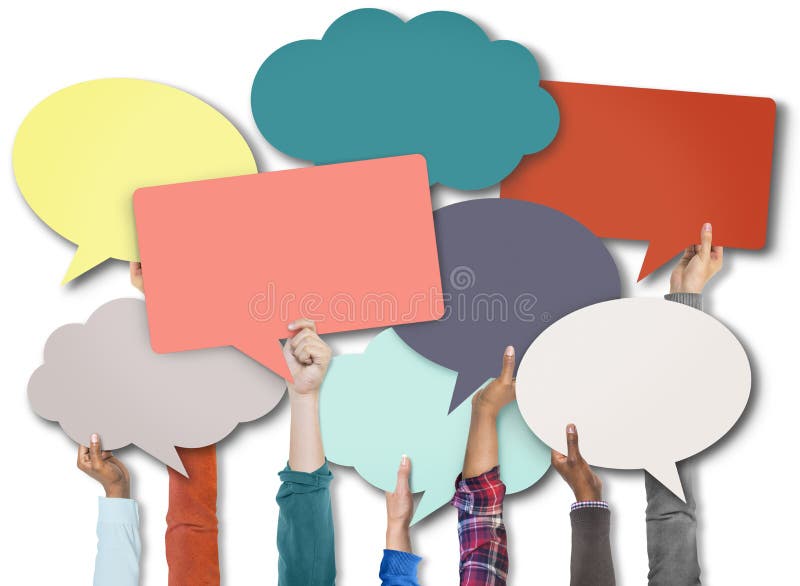 Speech Bubble Sign Symbol Communication Concept Stock Photo - Image of ...