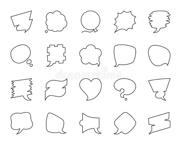 Comic Speech Bubble Simple Stock Illustrations – 18,128 Comic Speech ...