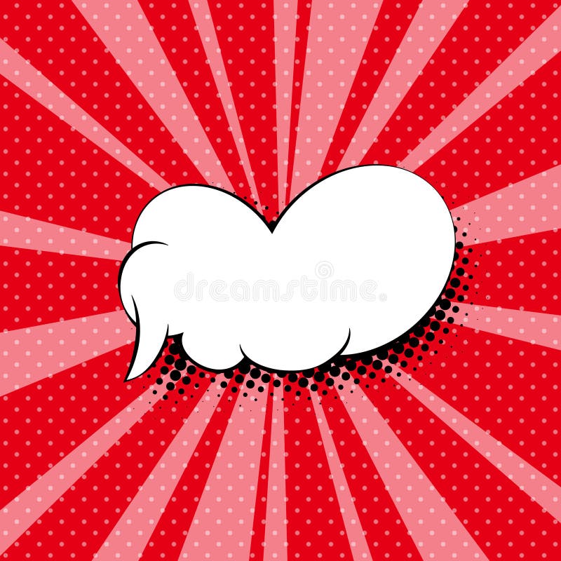 Dots on Red Background, Pop Art Background Stock Vector - Illustration ...