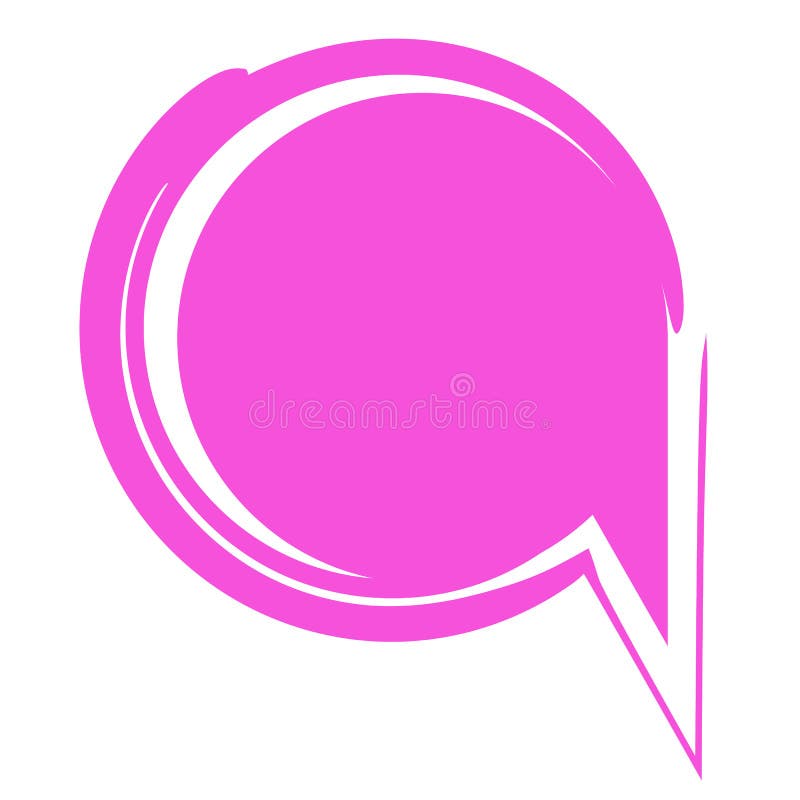 Speech Bubble. Speak Text Balloon, Chatting Box Stock Vector ...