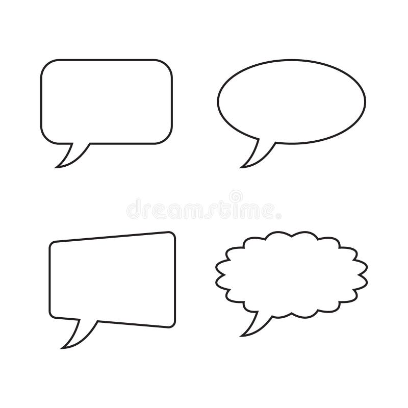 Cartoon Zig Zag Angry Speech Bubble Vector Stock Vector - Illustration ...