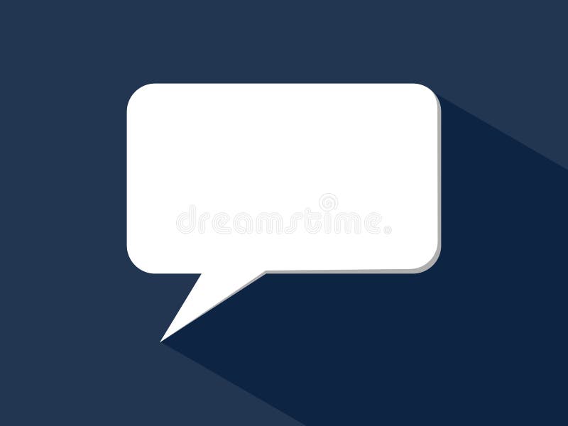 Speech Bubble Squares Icon Think Cloud Symbols Communication Message