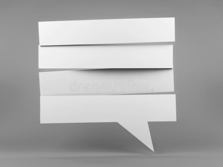 Speech bubble strip blank stock illustration. Illustration of element ...