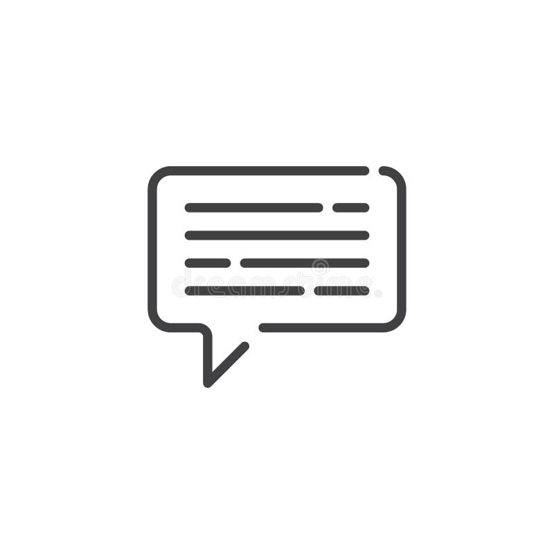 Text line icon stock vector. Illustration of line, single - 108788594