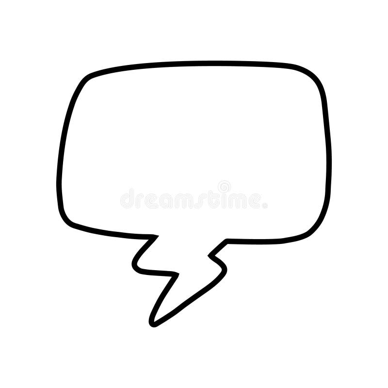 Speech Bubble Vector Icon. Chat Illustration Sign. Message Symbol. Text ...