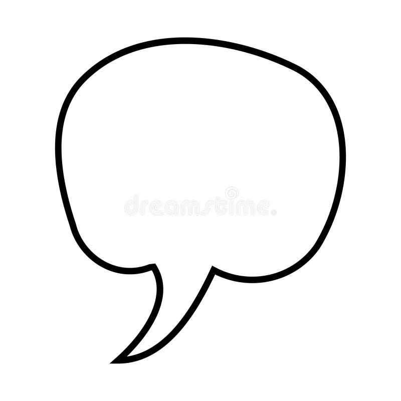 Speech Bubble Vector Icon. Chat Illustration Sign. Message Symbol. Text ...