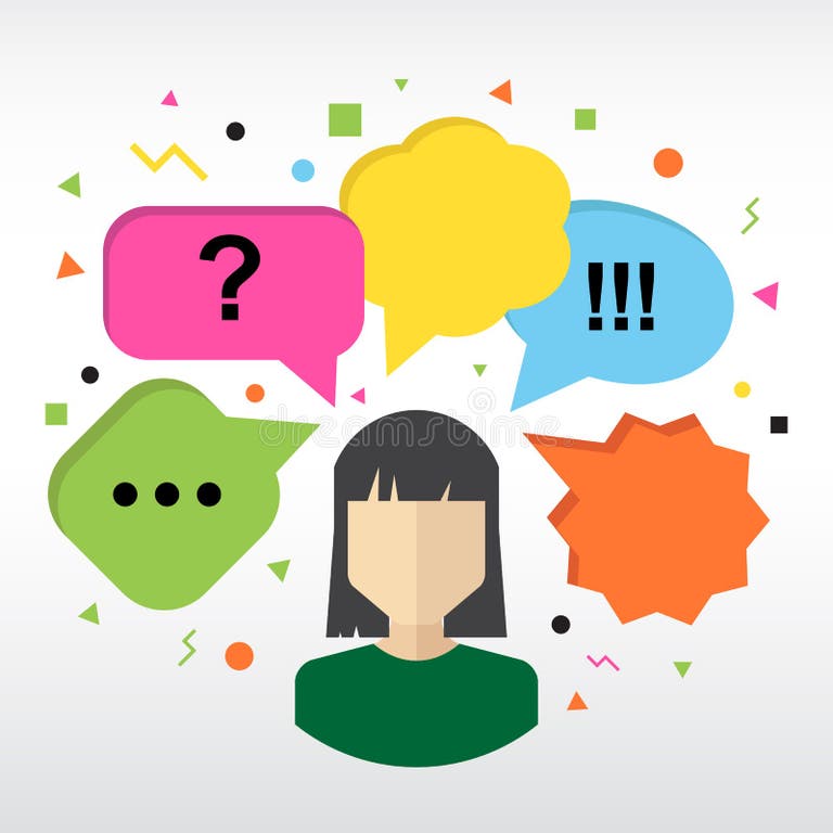 Speech Bubble Vector Icon stock vector. Illustration of cartoon - 93742635