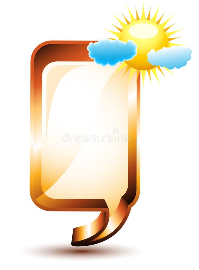 Speech bubble stock illustration. Illustration of sunlight - 41050532