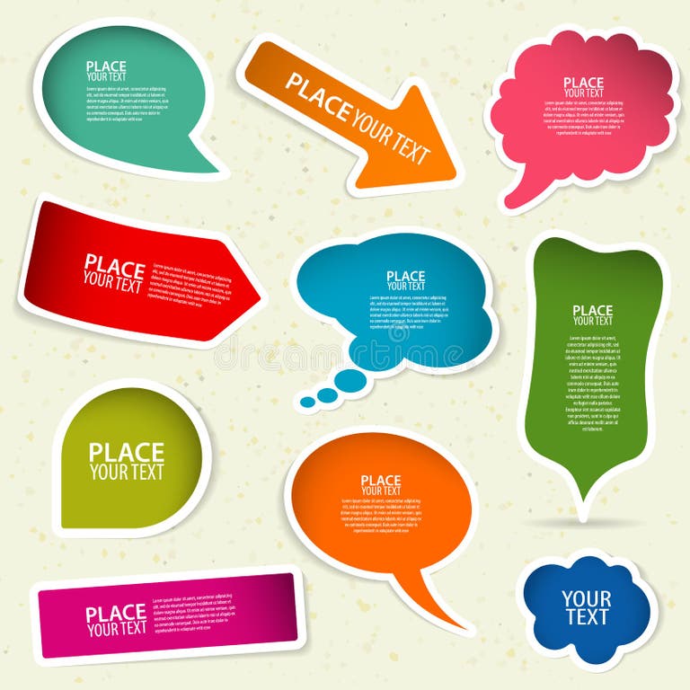 Speech Bubbles Chatter Stock Illustrations – 693 Speech Bubbles Chatter ...