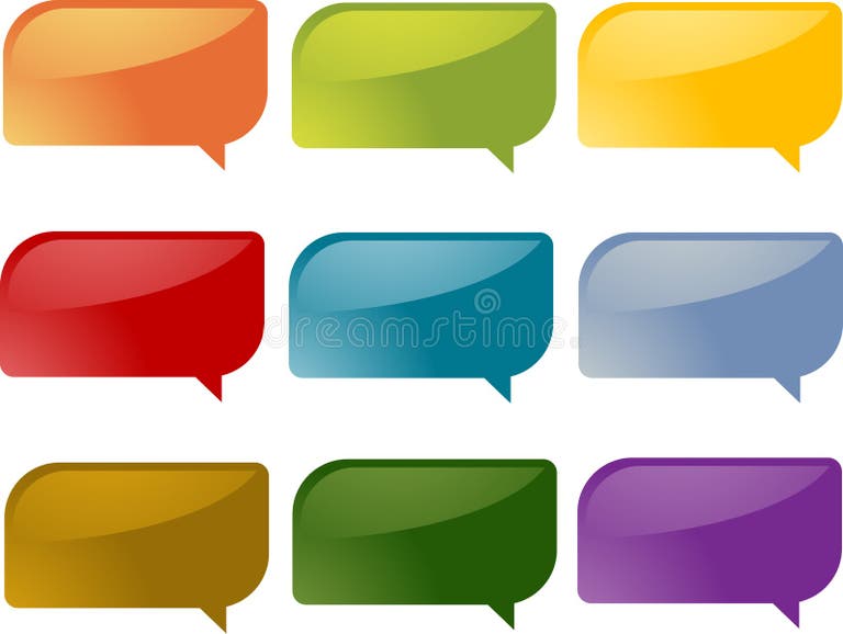 Bubble Multiple Speech Stock Illustrations – 733 Bubble Multiple Speech ...