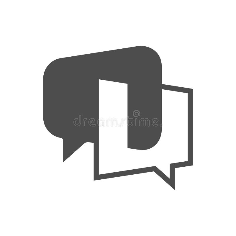 Speech Bubbles As Dialog Symbol Stock Vector - Illustration of ...