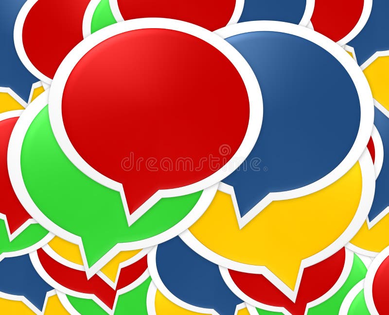 Transparent Colored Glass Speech Bubbles Stock Illustrations – 11 ...