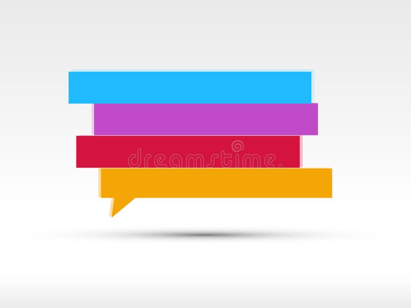 Speech bubbles banner stock illustration. Illustration of shadow - 20971213