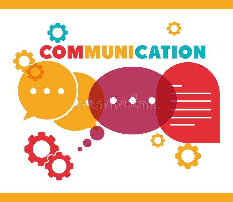 Speech Bubbles Communication Stock Vector - Illustration of think ...