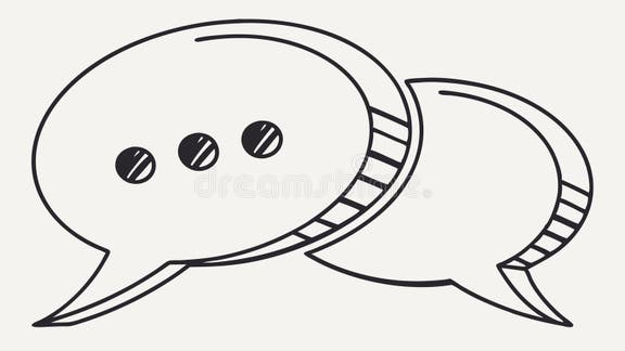 Speech Bubbles Conversation Communication Dialogue Vector, Vector ...