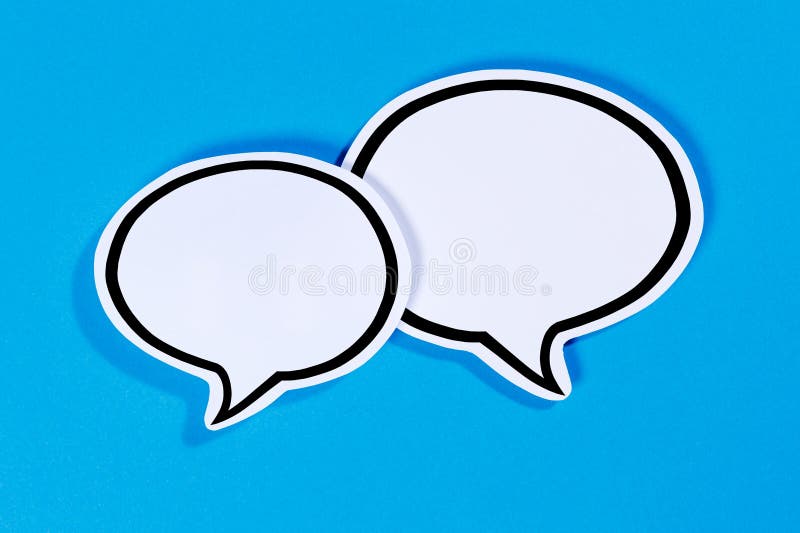 Speech Bubbles with Copyspace Copy Space Communication Information ...
