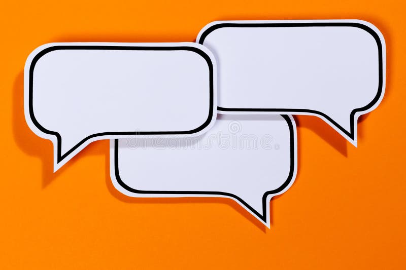 Speech Bubbles with Copyspace Copy Space Communication Information ...