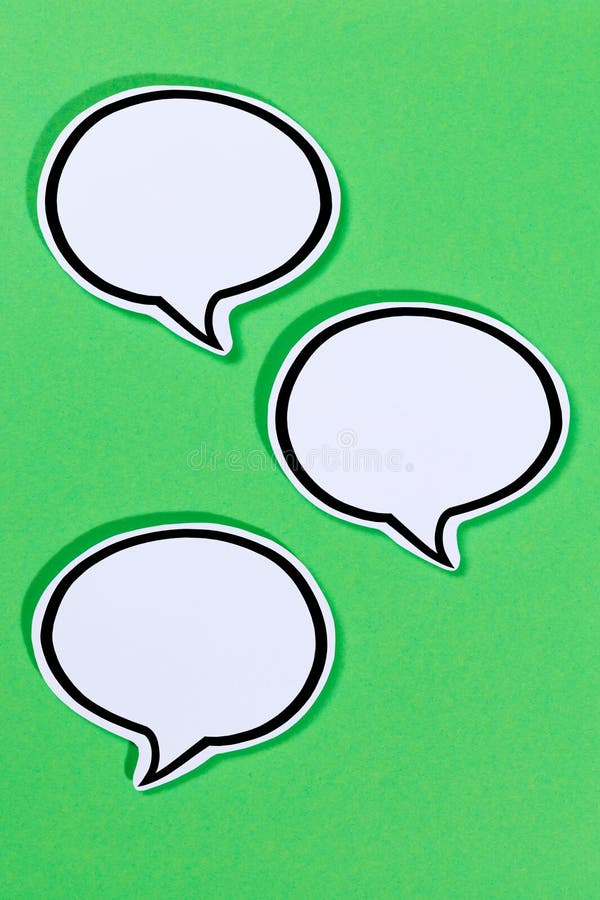 Speech Bubbles with Copyspace Copy Space Communication Information ...