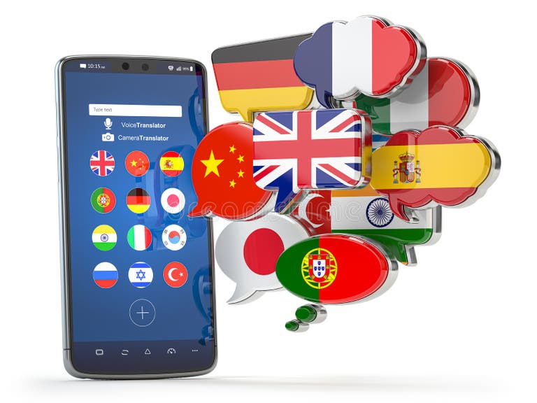 Speech Bubbles with Flags. Dictionary, Translating and Learning ...