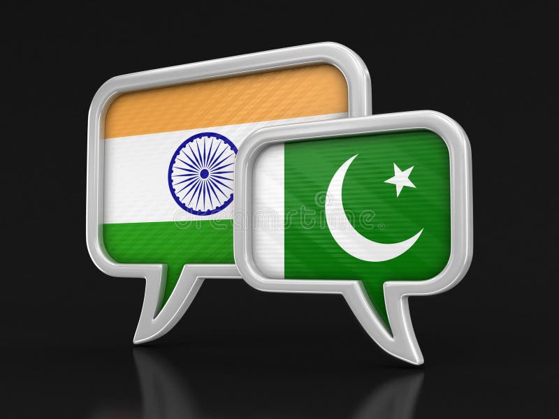 Speech bubbles with flags stock illustration. Illustration of bubble ...