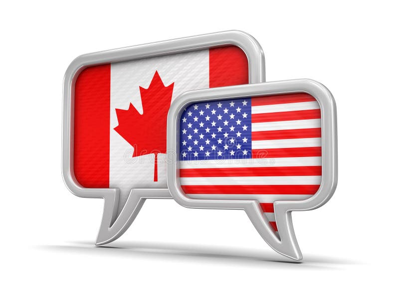 Speech bubbles with flags stock illustration. Illustration of flag ...