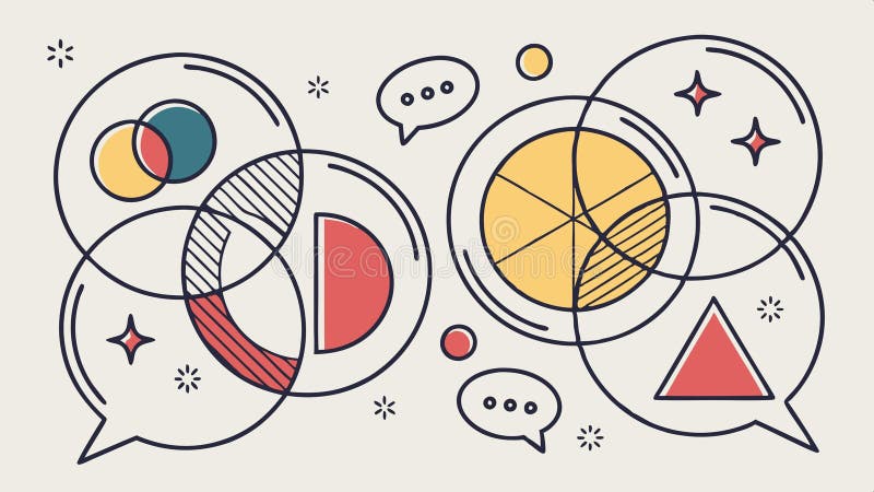 Speech Bubbles with Geometric Shapes, Communication and Dialogue Design ...