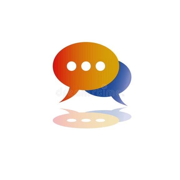 Speech Bubbles Icon. Communication Symbol. Talk Chat Vector. Discussion ...