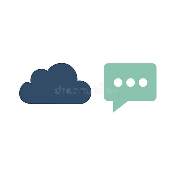 Speech Bubbles Icon. Communication Vector Symbol. Talk Chat Element ...