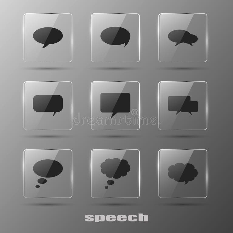 Speech Bubbles Icons Stock Illustrations – 12,134 Speech Bubbles Icons ...