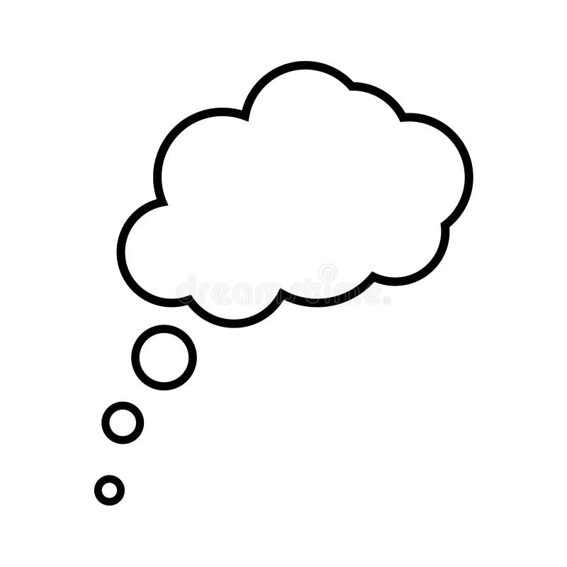Speech Bubbles Isolated on White Background. Conversation Icon. Thought ... Speech Bubbles Isolated on White Background. Conversation Icon. Thought ...