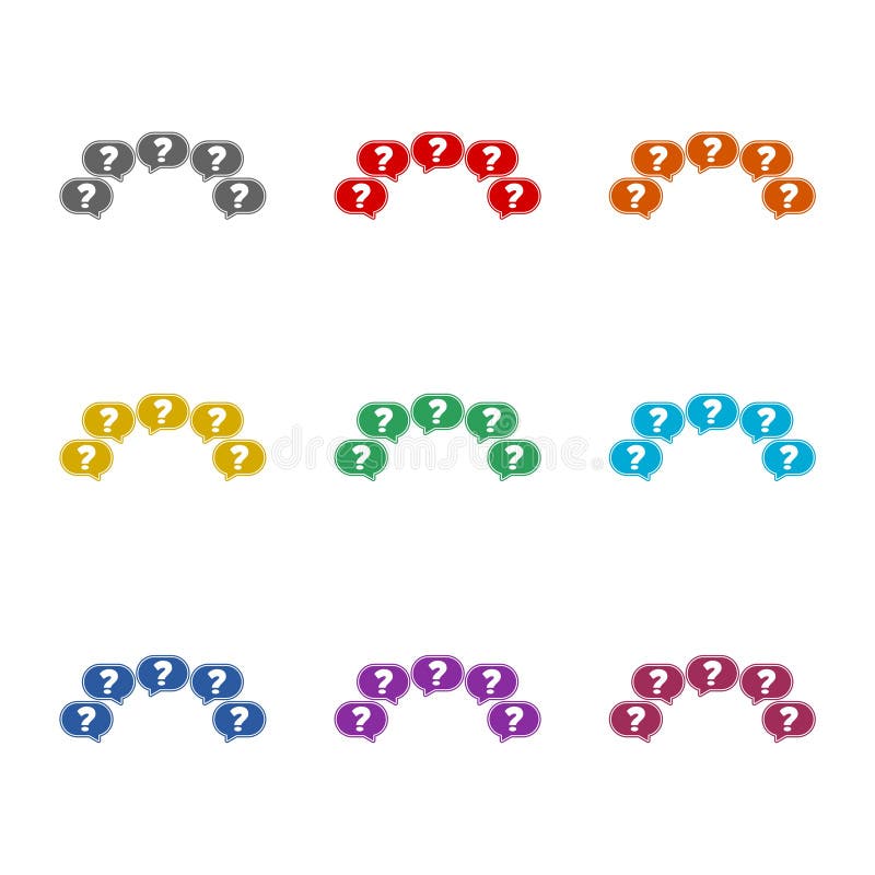 Business Question Why Icons Stock Illustrations – 234 Business Question ...