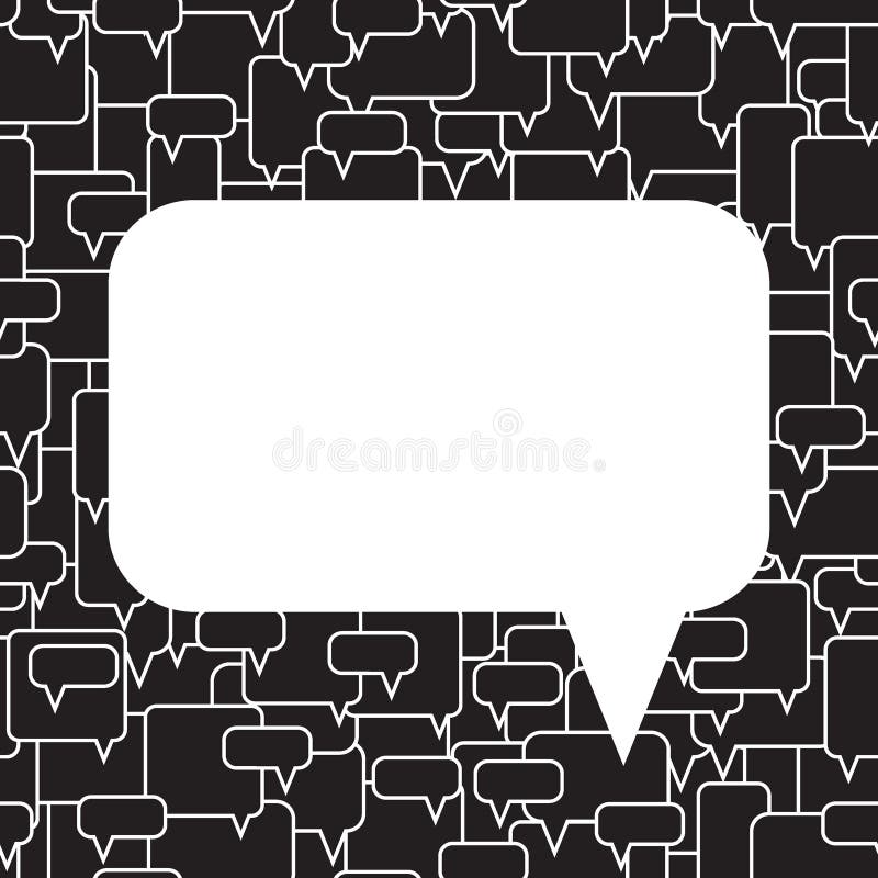 Speech Bubbles Seamless Pattern Stock Illustration - Illustration of ... Speech Bubbles Seamless Pattern Stock Illustration - Illustration of ...