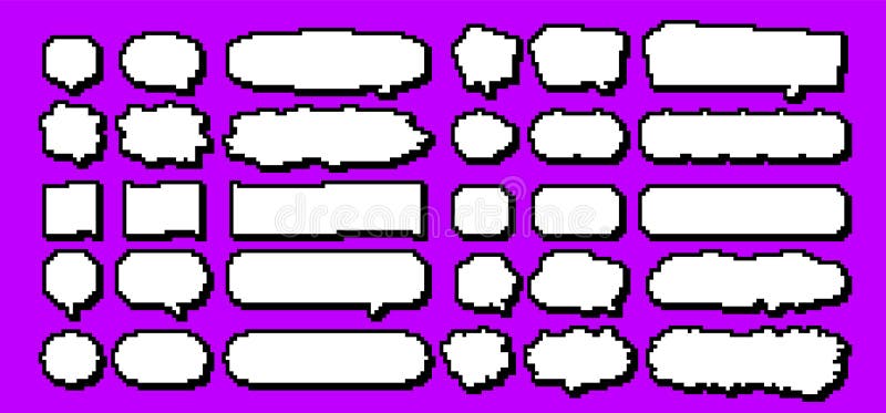 Speech Bubbles of Various Shapes Stock Illustration - Illustration of ... Speech Bubbles of Various Shapes Stock Illustration - Illustration of ...
