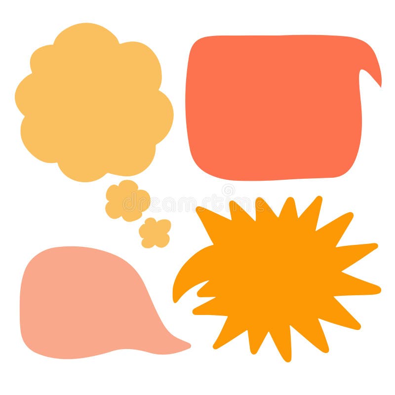 Speech Bubbles. Vector Banners Decoration Stock Vector - Illustration ...