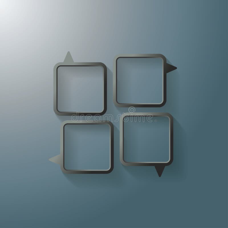 Abstract Window Rectangles stock vector. Illustration of circle - 31660683