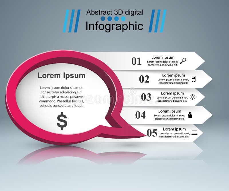 Speech Bubl Icon. Dialog Box Info Stock Vector - Illustration of ...