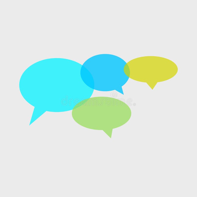 Speech Chat Bubble Talk Balloon, Vector Graphic. Text Message ...