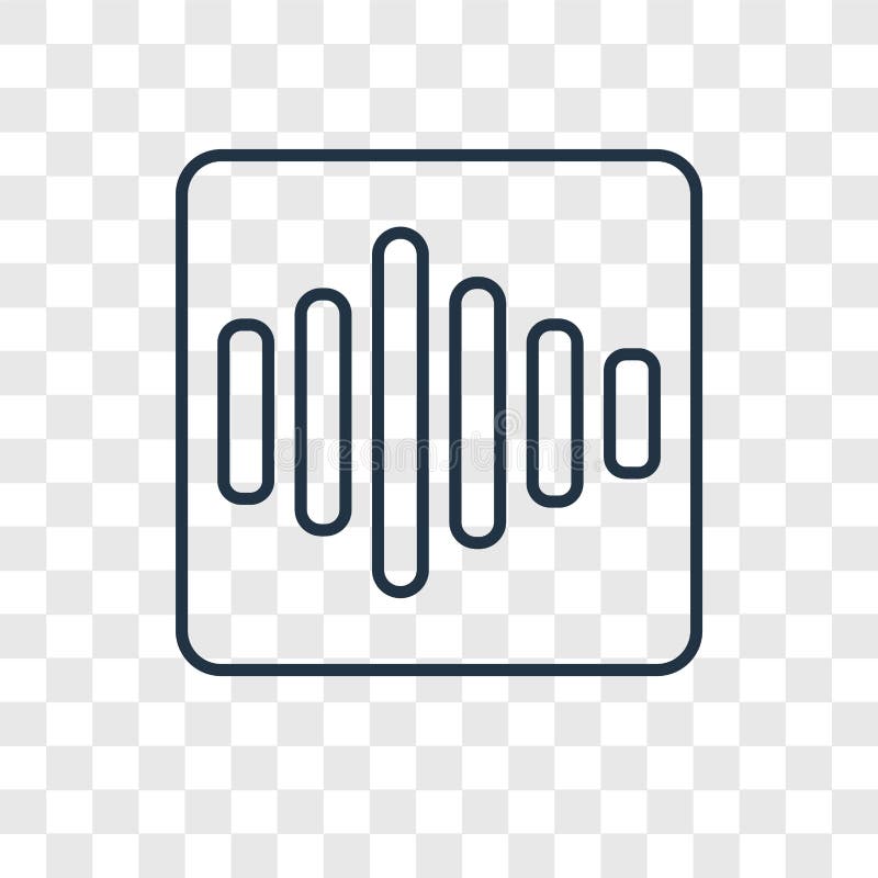 Speech Concept Vector Linear Icon Isolated on Transparent Background ...