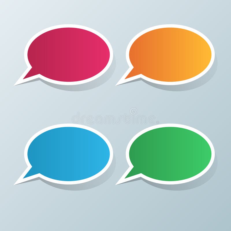 Speech Icon. Dialog Box Info Stock Vector - Illustration of bubble ...