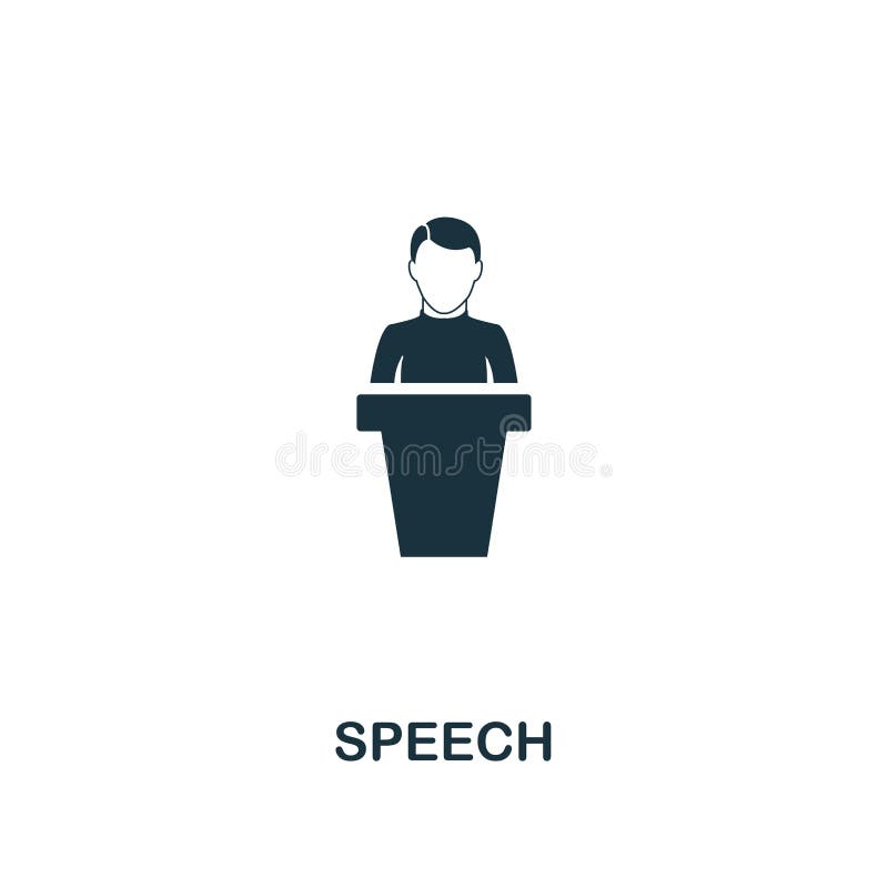 Senator Icon. Monochrome Style Design from Professions Icon Collection ...