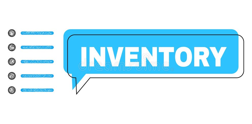 Misplaced Inventory Message Frame and Net Items Icon Stock Vector ...