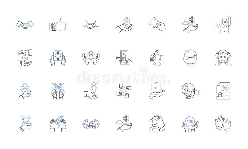 Speech Pattern Line Icons Collection. Inflection, Dialect, Cadence ...