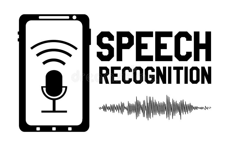 Speech Recognition Logo Design Element Stock Vector - Illustration of ...