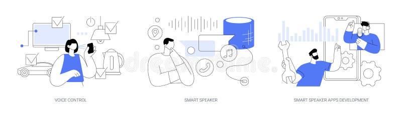 Speech Recognition Technology Abstract Concept Vector Illustrations ...