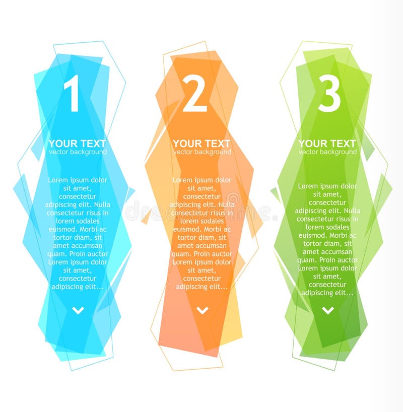 Speech Templates for Text 1 2 3 Stock Vector - Illustration of note ...