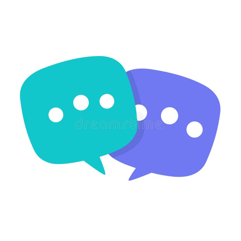 Speech Text Box with Three Dots Conversation Concept To Exchange Ideas ...