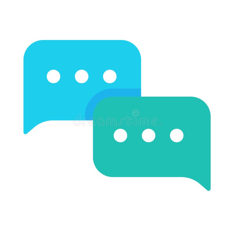 Speech Text Box with Three Dots Conversation Concept To Exchange Ideas ...